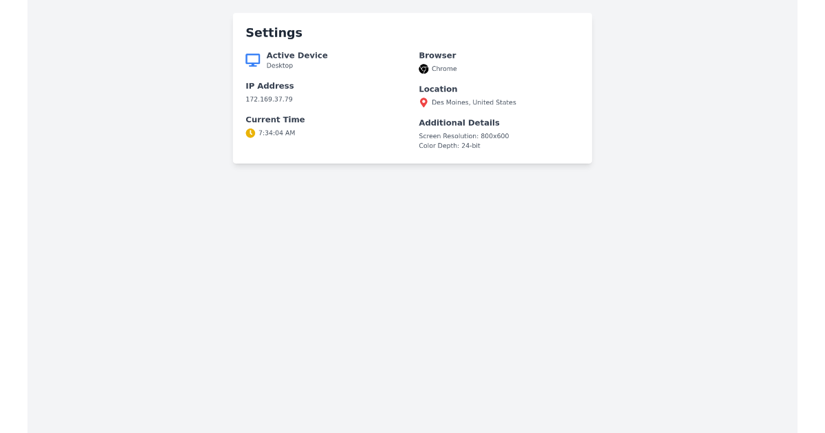 Settings Section - Free React, Tailwind Component