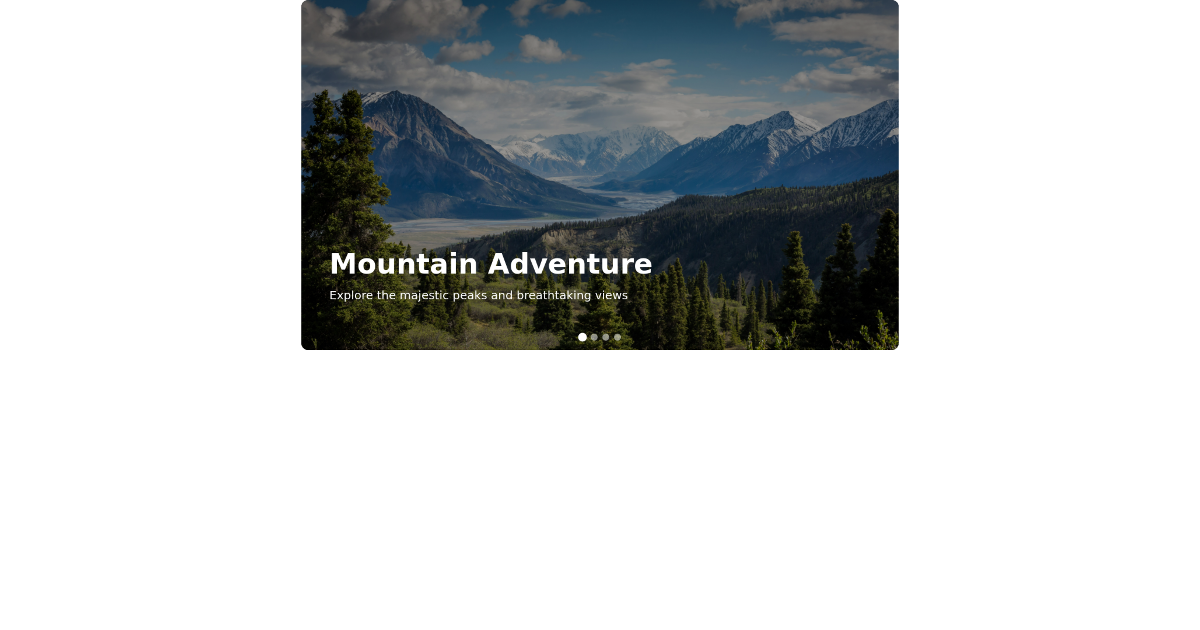 Custom Carousel - Free React, Tailwind Component