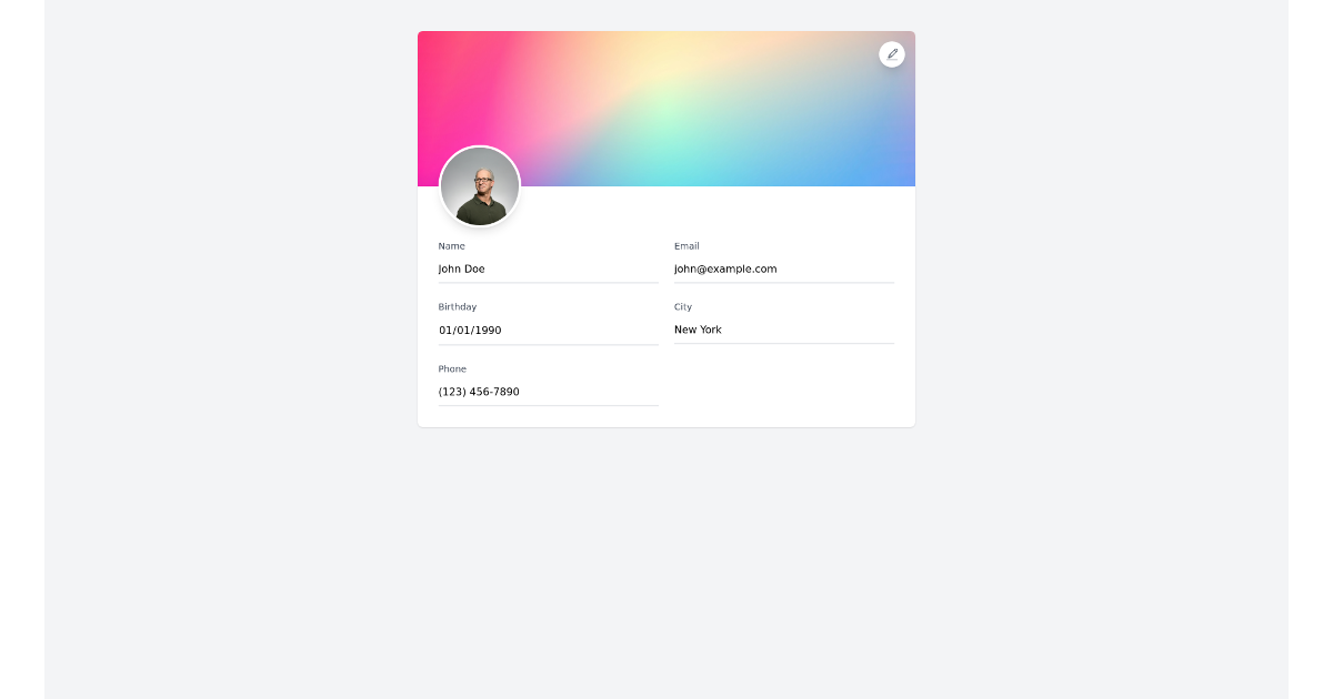 Default Component - Free React, Tailwind Component
