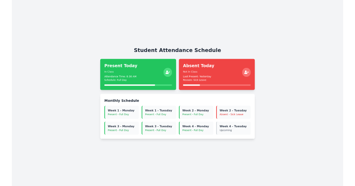 Status Indicator Component - Free Html, Tailwind Component