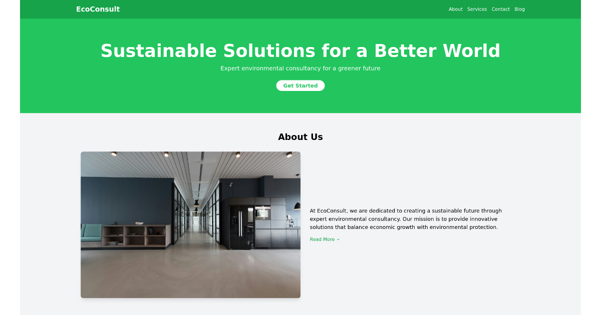 Landing Page - Free React, Tailwind Component