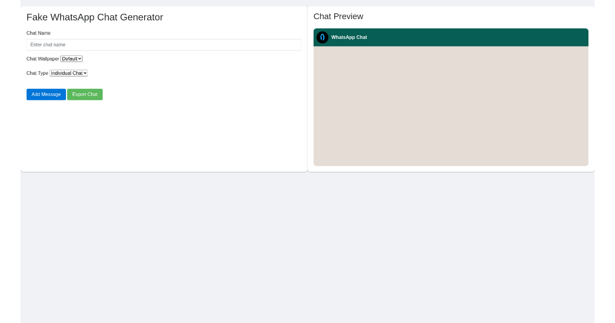 Whats App Chat Generator - Free Html, Bootstrap Component