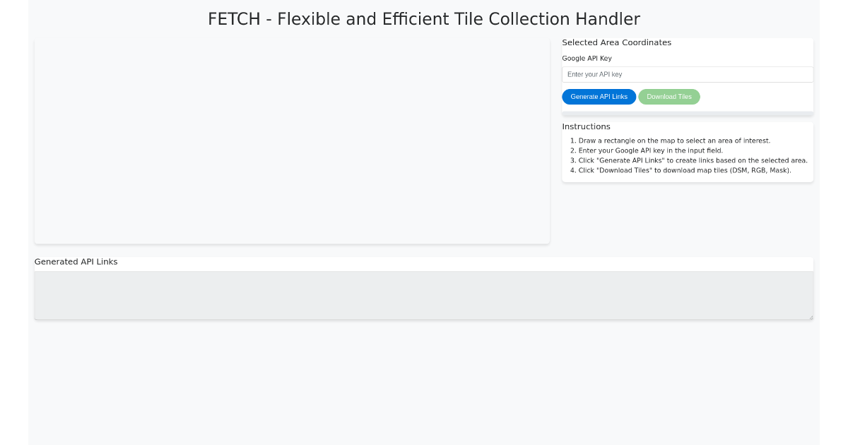 F E T C H Web Interface - Free Html, Bootstrap Component