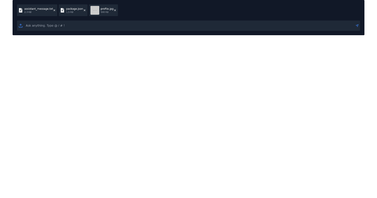 File Upload Display - Free React, Mui Component