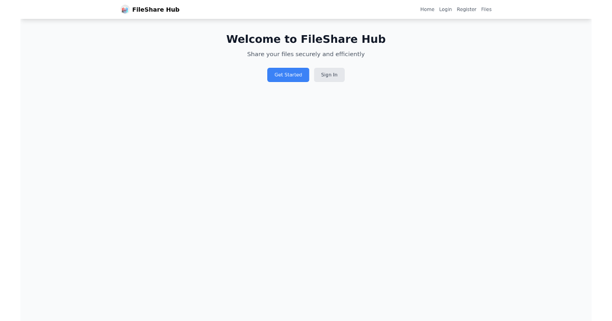 File Share Hub Platform - Free Html, Tailwind Component
