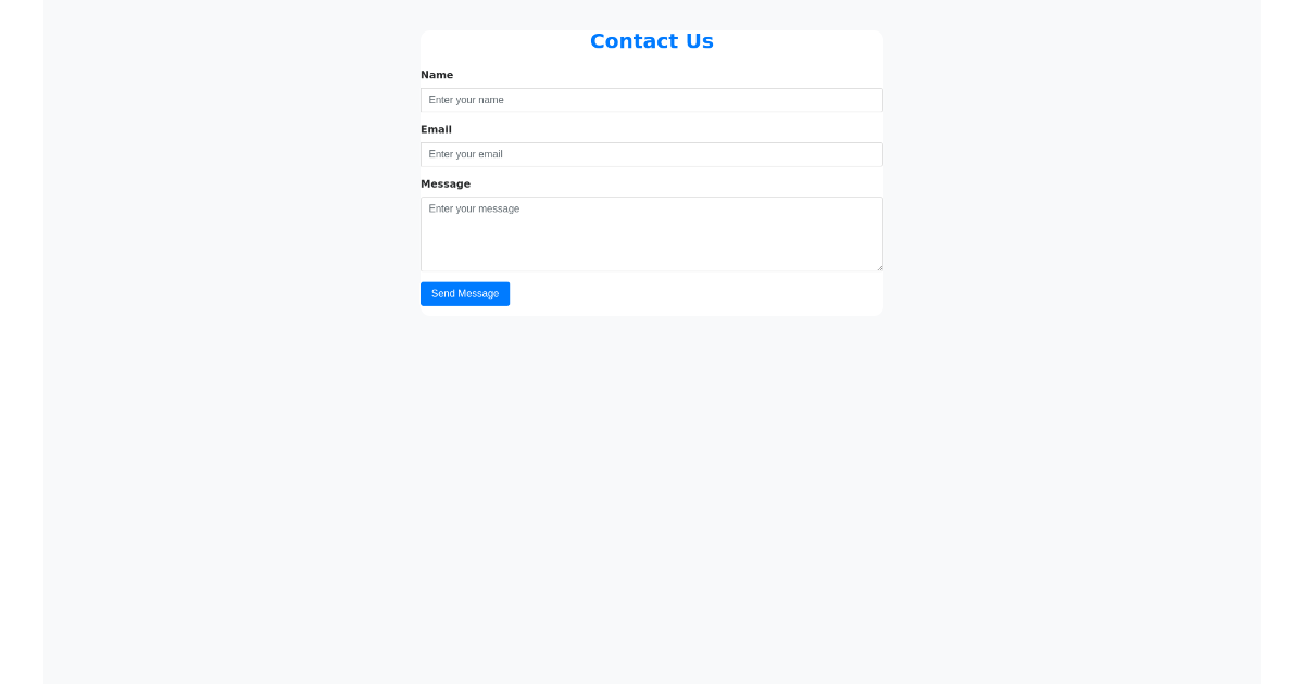 Professional Contact Form - Free Html, Bootstrap Component