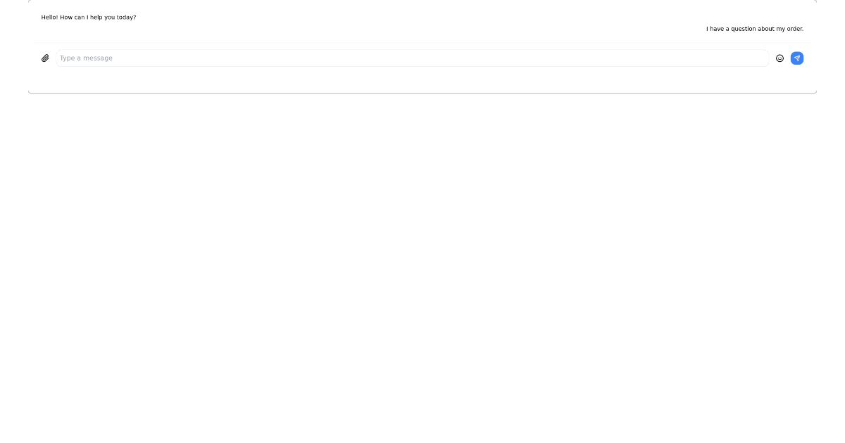 Message Upload Component - Free React, Mui Component