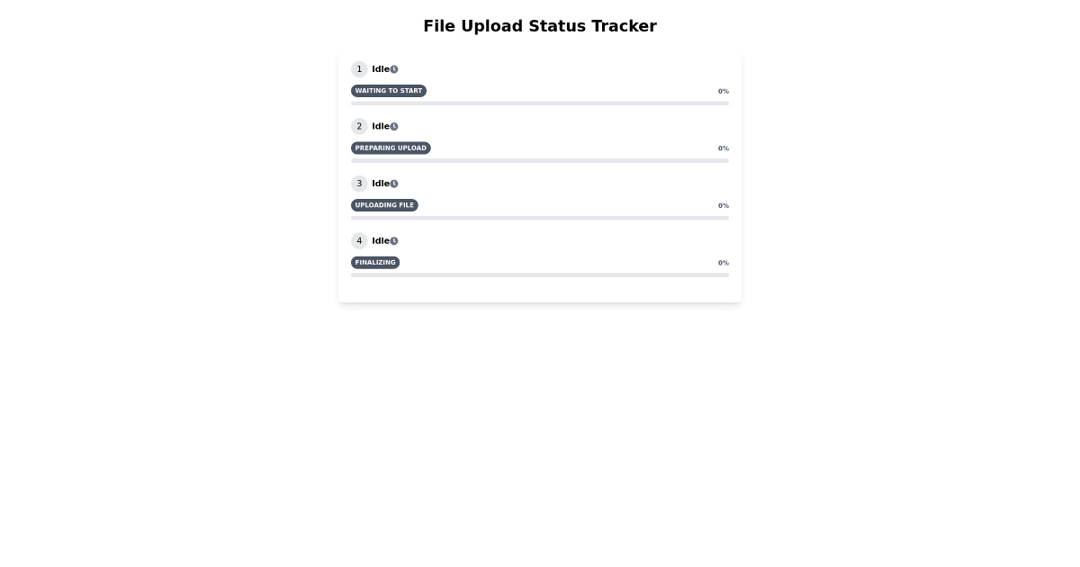 Progress Bar - Free React, Tailwind Component