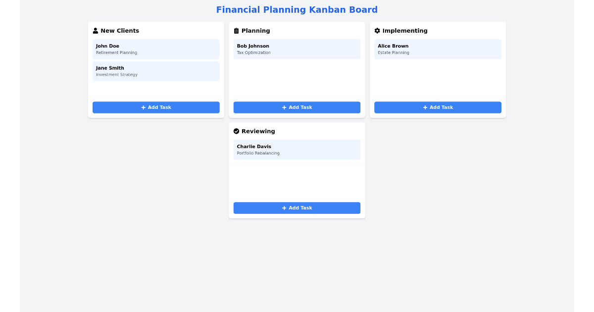 Initial Columns - Free React, Tailwind Component