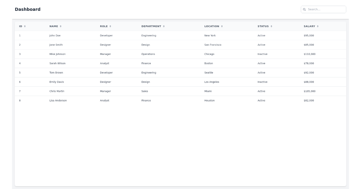 Responsive React Full Height And Width Layout With Tailwind Css