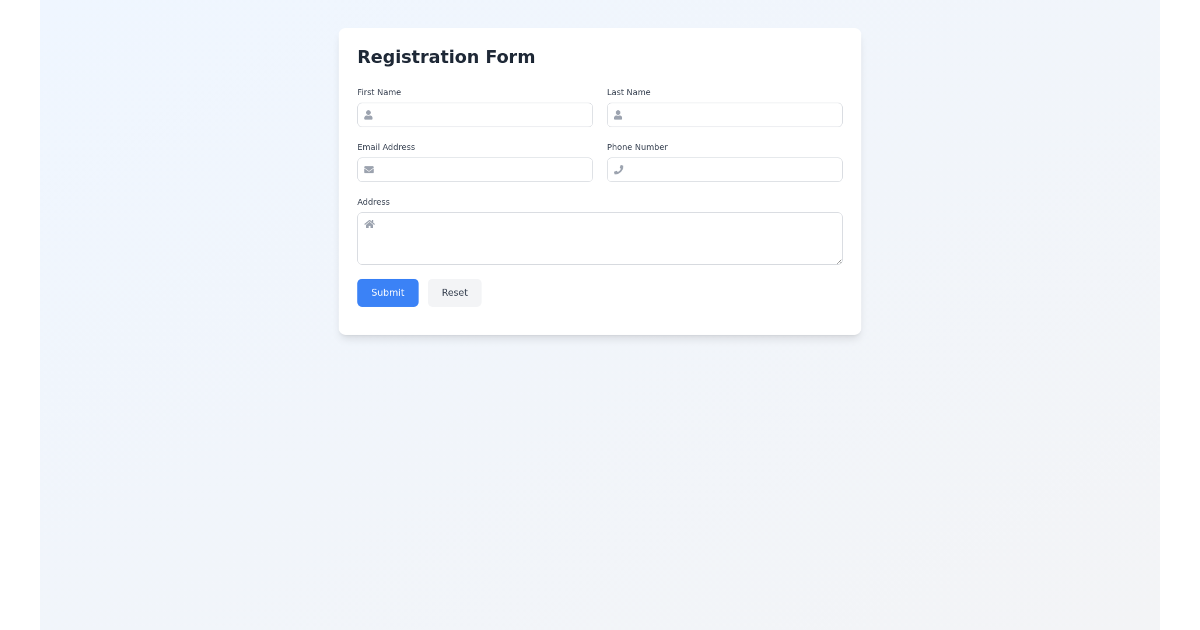 Feature Rich Form - Free Html, Tailwind Component