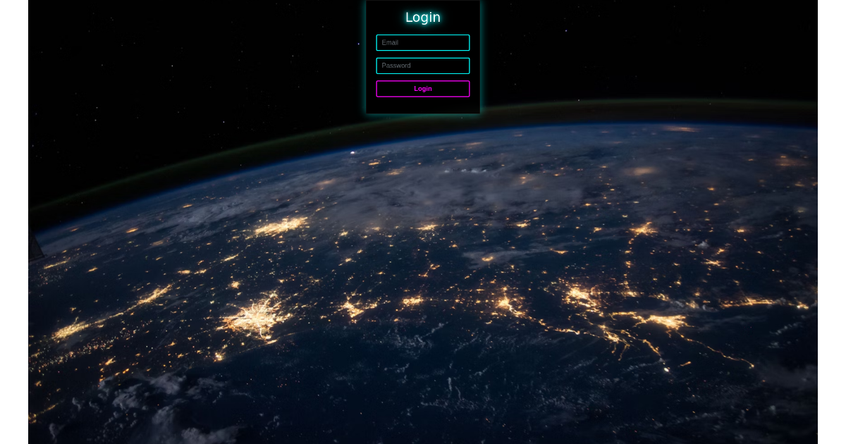 Futuristic Neon Login - Free Html, Bootstrap Component