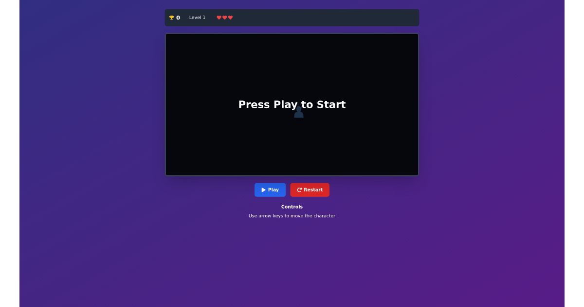 Game Interface - Free React, Tailwind Component