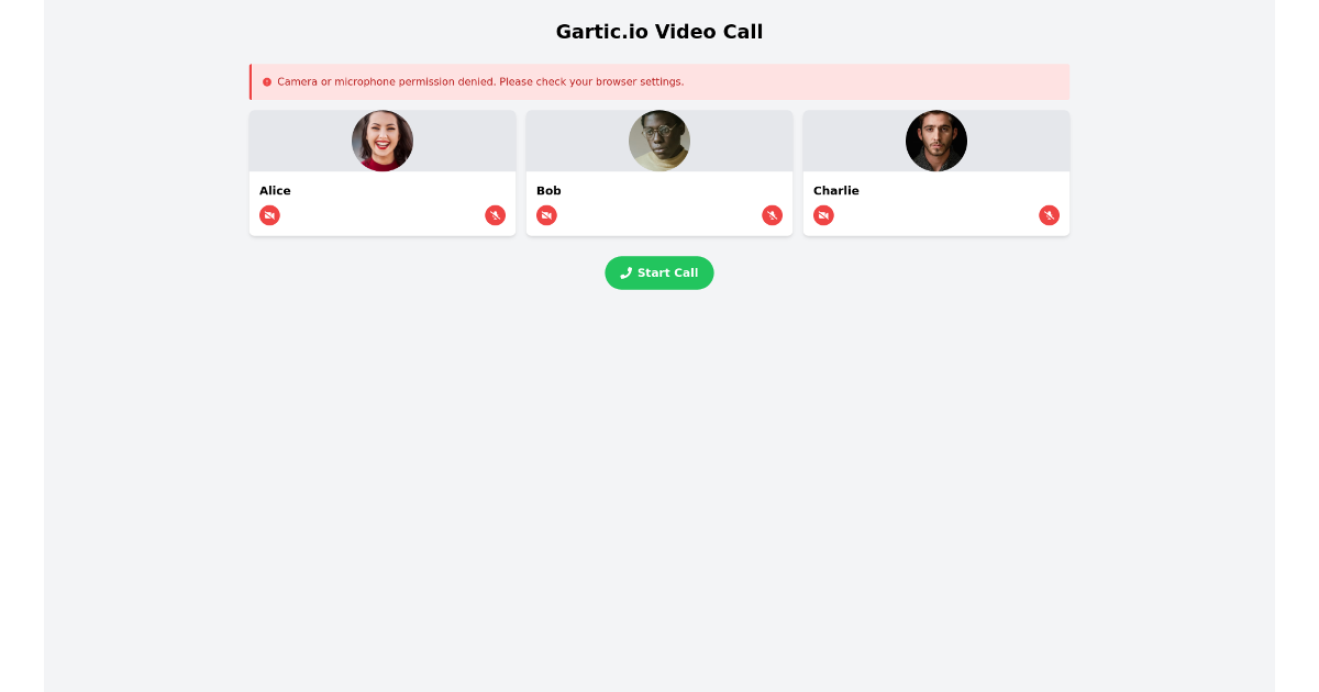 Gartic I O - Free React, Tailwind Component