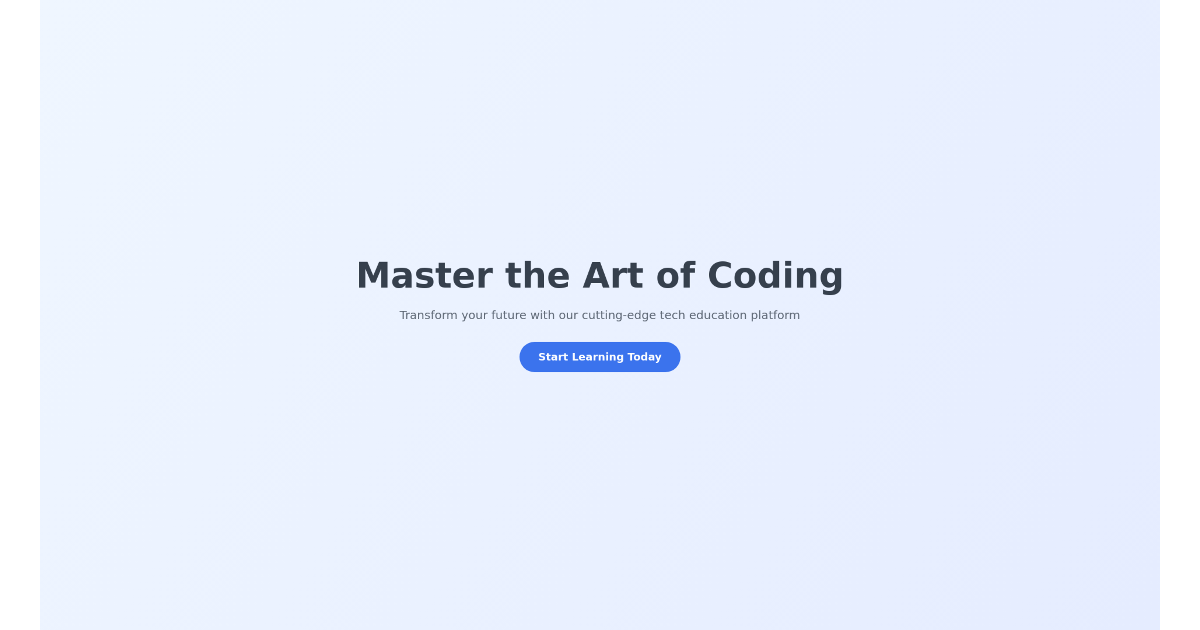 Beautiful Animated Landing Page Components for Tech & Coding Courses ...