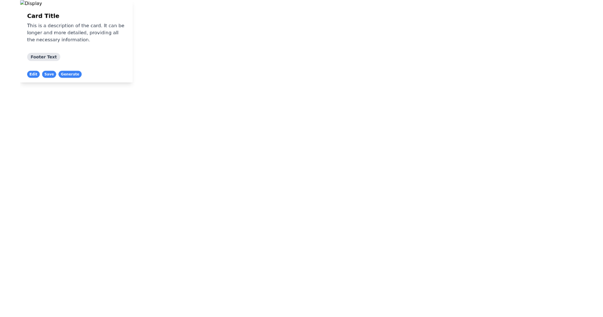 Card - Free React, Tailwind Component