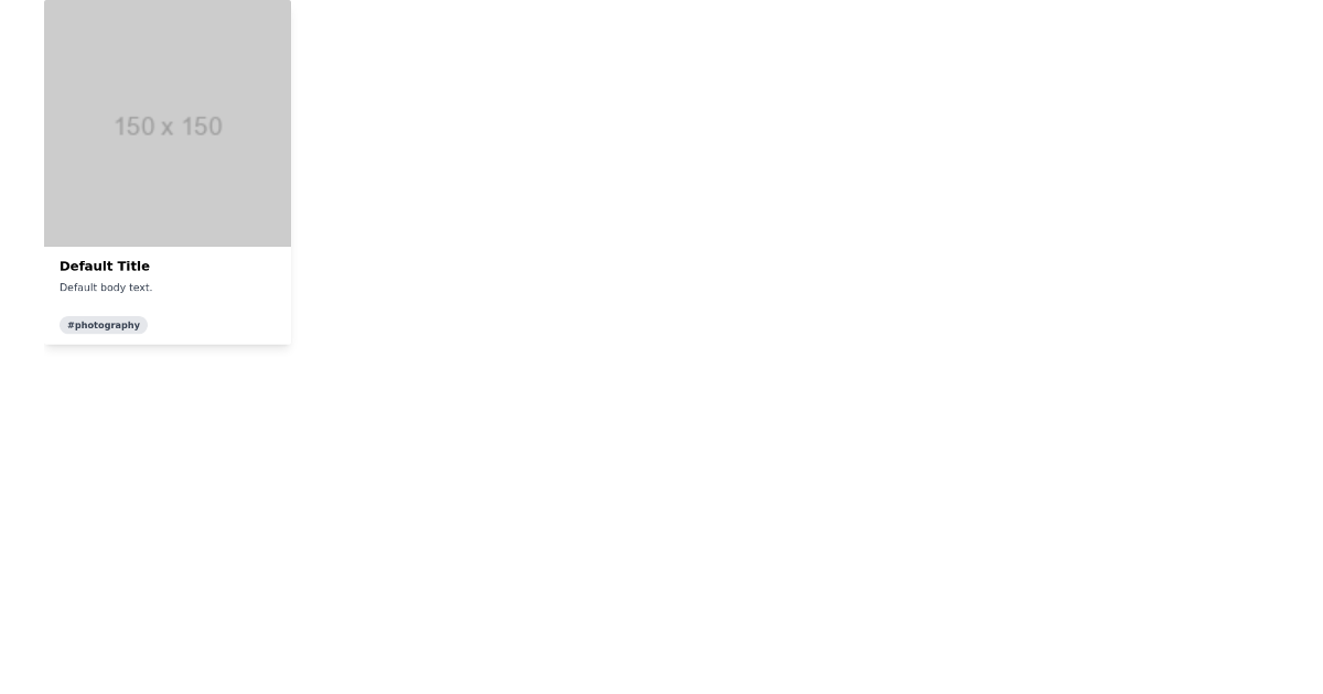 Dynamic Card - Free React, Tailwind Component