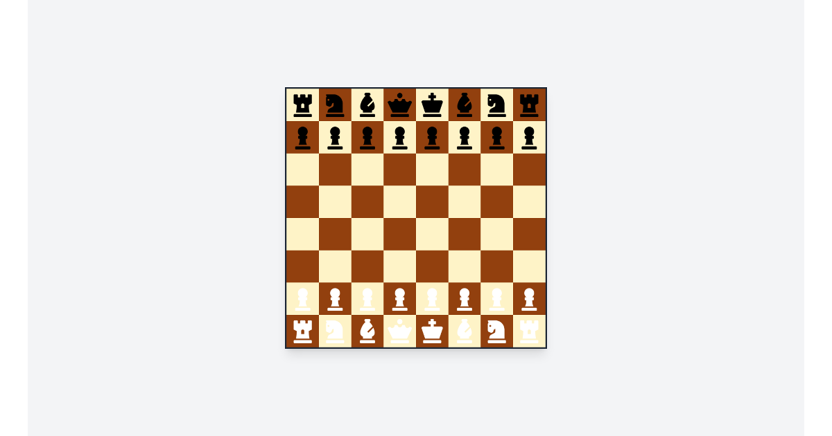 Create a Custom Chess Board Component with React and Tailwind CSS