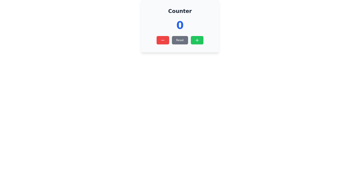 Interactive Counter - Free Angular, Tailwind Component