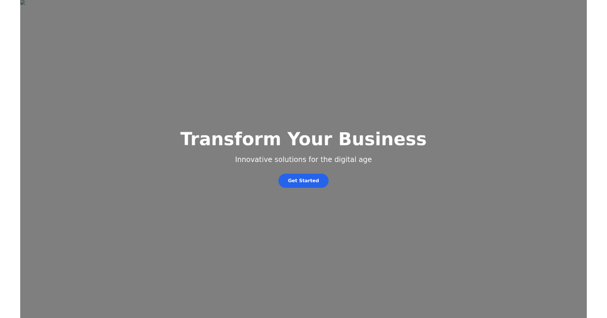Landing Page - Free React, Tailwind Component