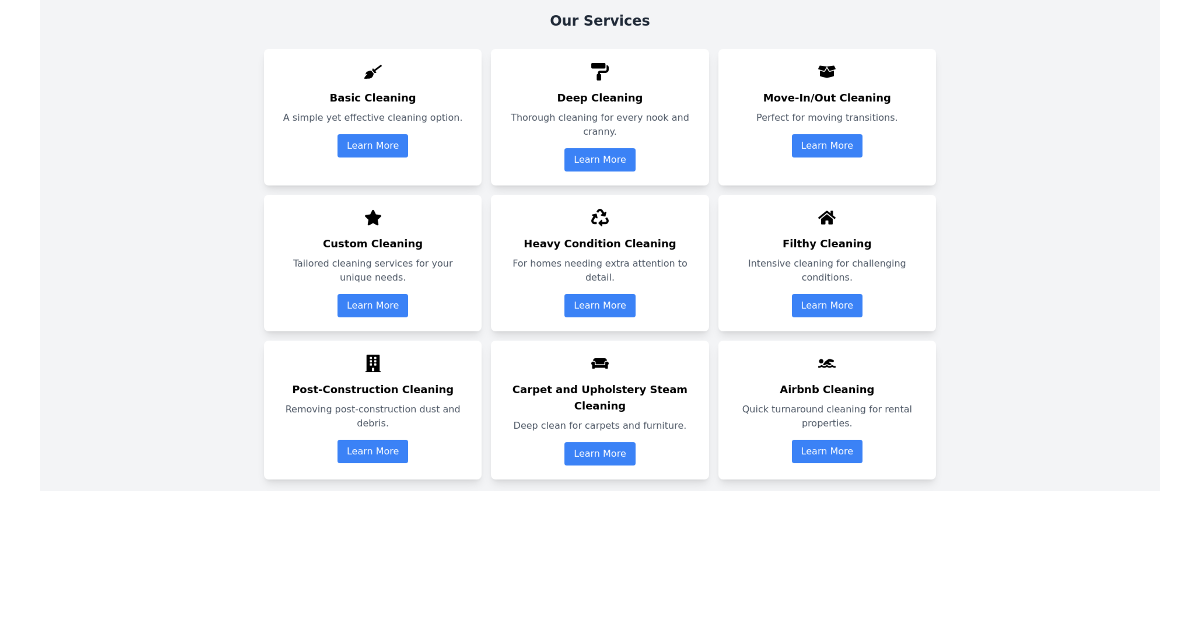 Our Services - Free React, Tailwind Component