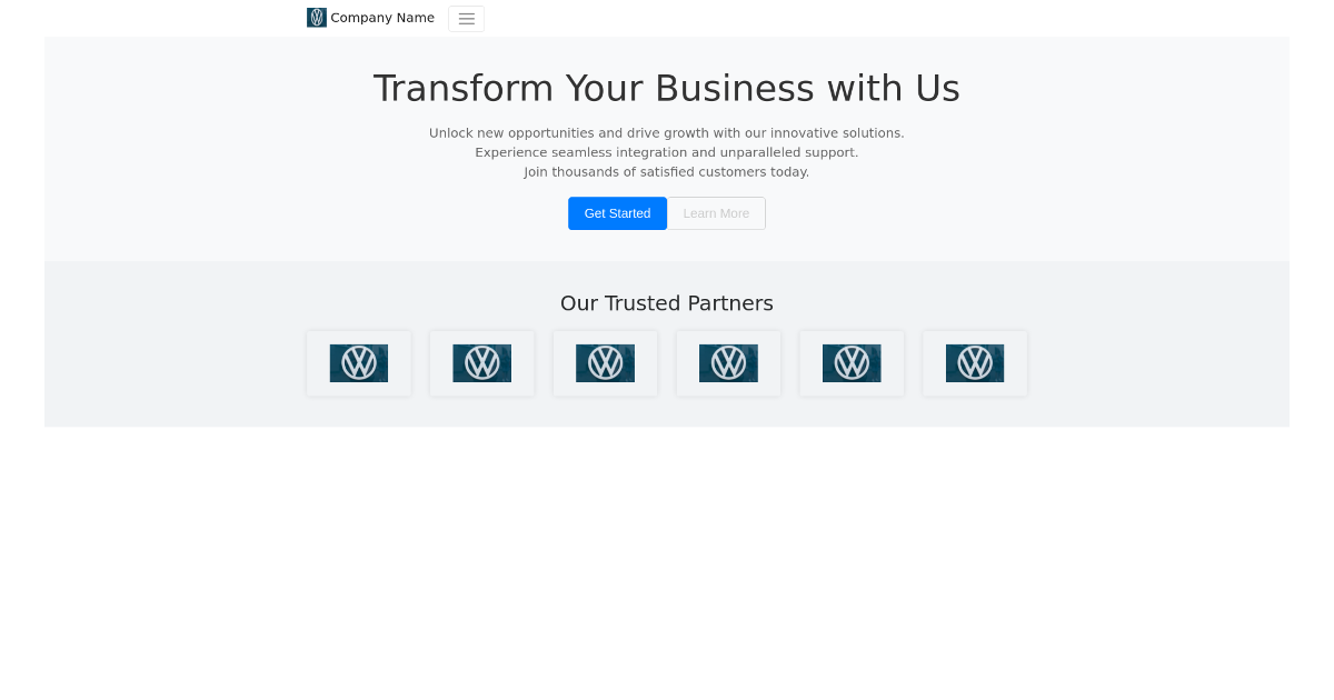 Hero Section Component - Free Html, Bootstrap Component