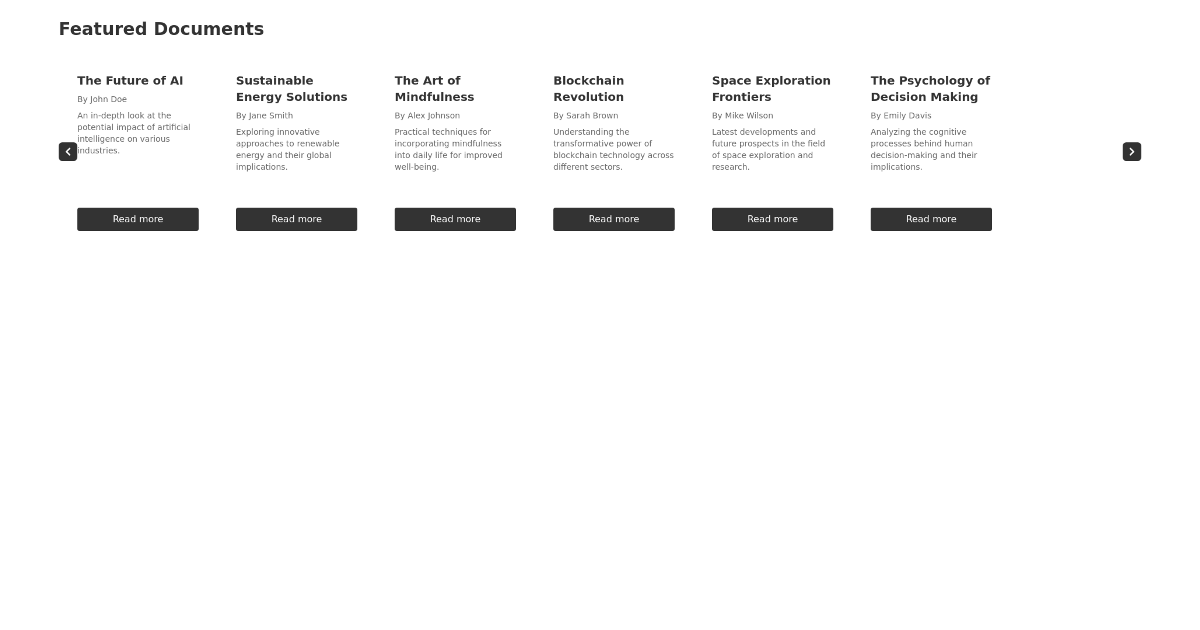 Carousel Card - Free React, Tailwind Component