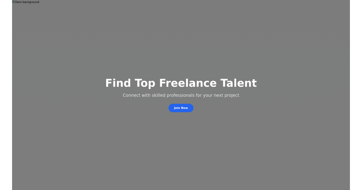 Freelancer Marketplace - Free React, Tailwind Component