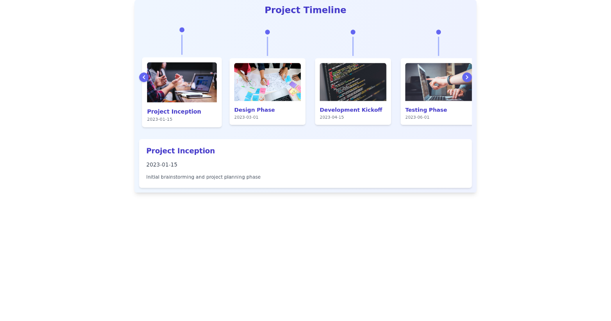 Timeline - Free React, Tailwind Component