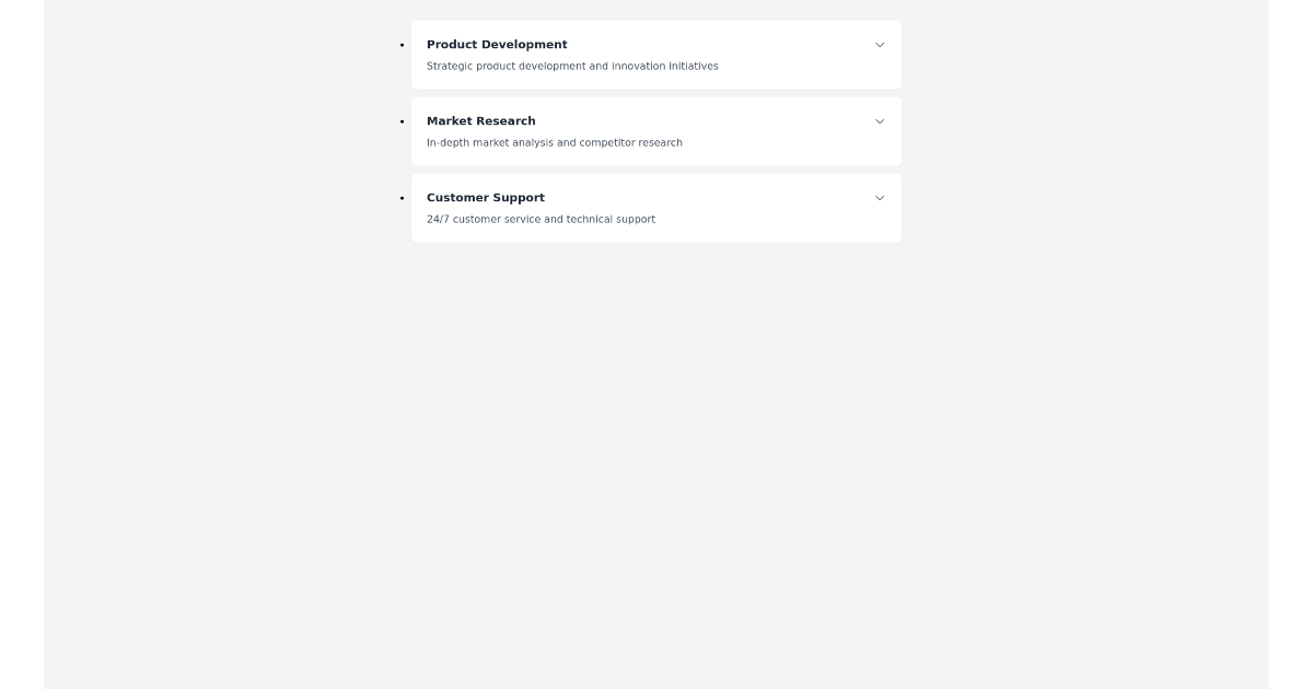 Interactive Stacked List - Free Html, Tailwind Component