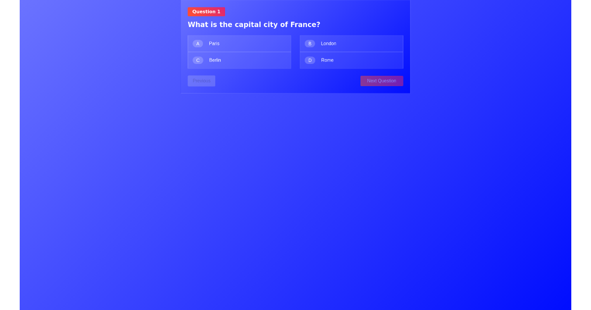 Interactive Q a Component - Free Html, Bootstrap Component