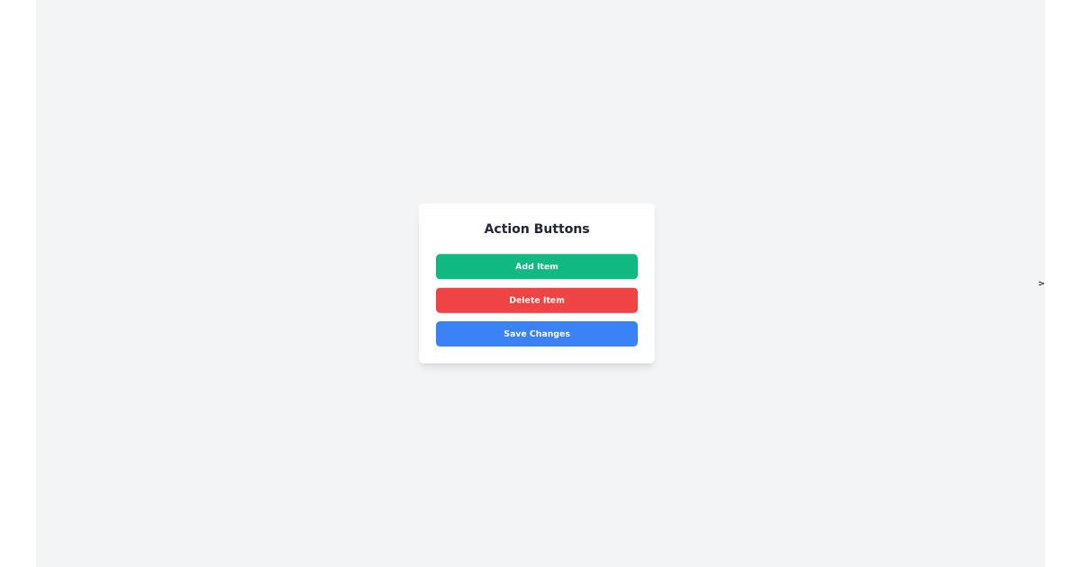 Interactive Action Buttons - Free Html, Tailwind Component