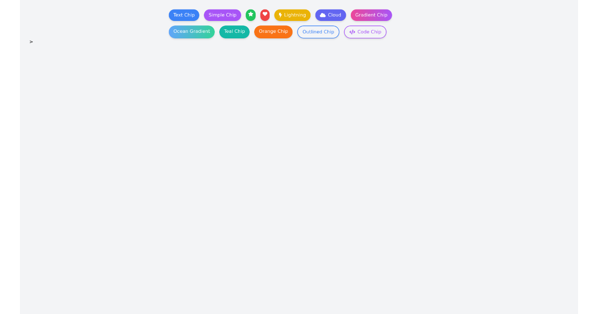 Design Chips Collection - Free Html, Tailwind Component