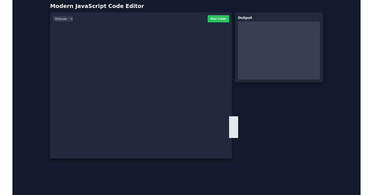 Modern Code Editor - Free Html, Tailwind Component