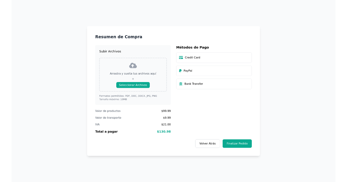 Checkout Summary Page - Free Html, Tailwind Component