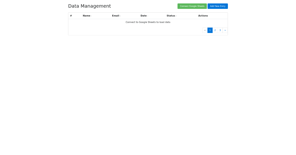 Advanced C R U D Interface - Free Html, Bootstrap Component