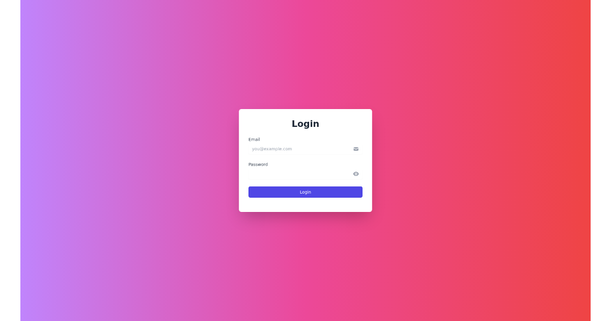 Beautiful Login Form - Free Html, Tailwind Component
