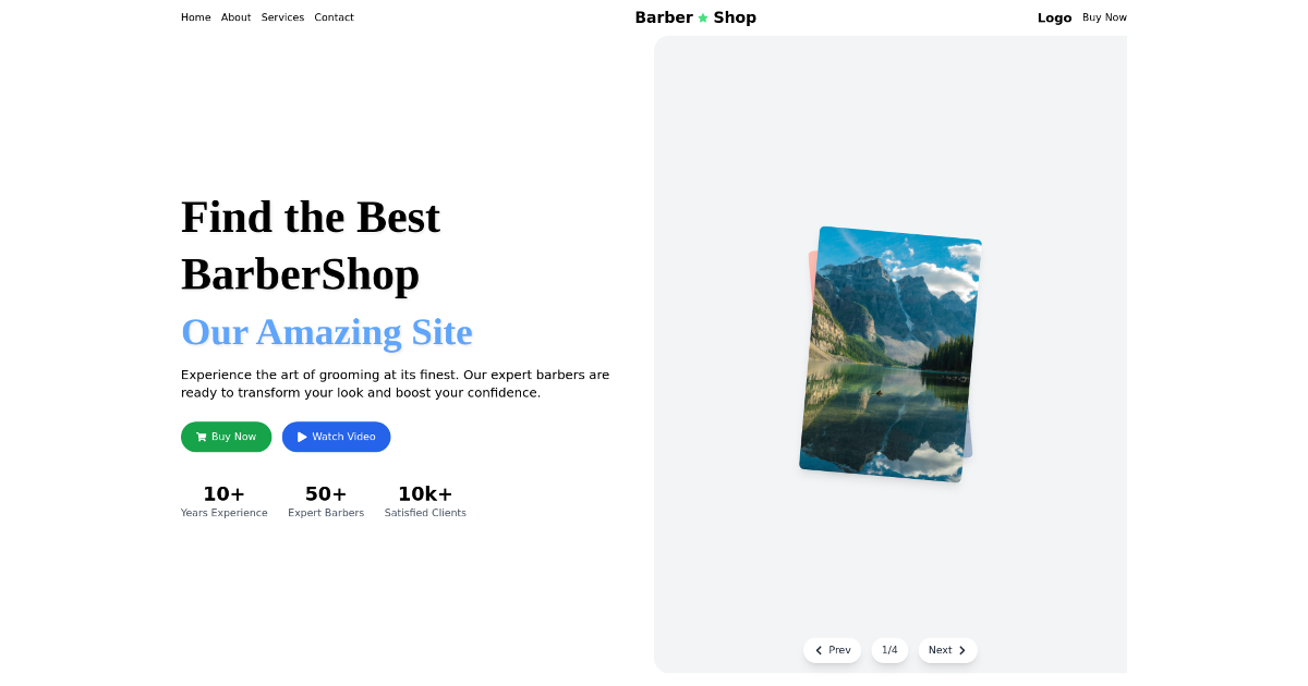 Gallery Section - Free React, Tailwind Component