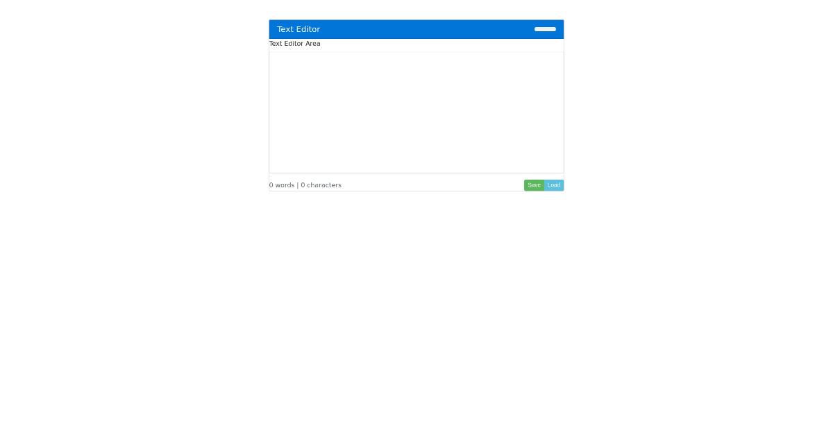 Advanced Text Editor - Free Html, Bootstrap Component
