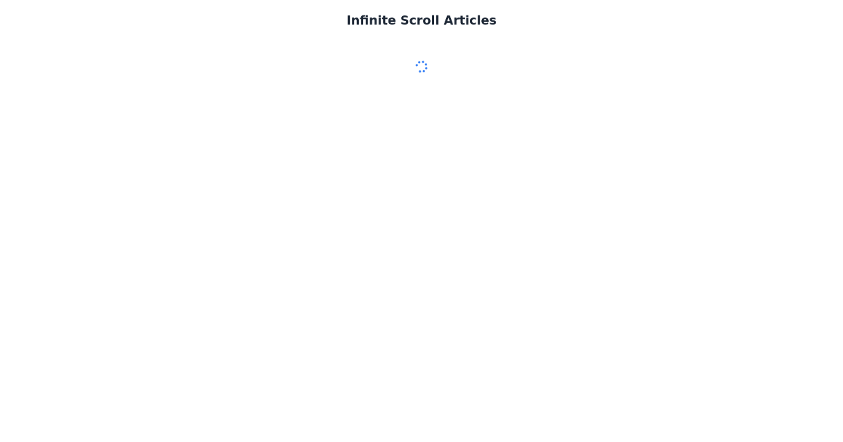 React Infinite Scrolling Feed with Tailwind - Load More Posts Seamlessly