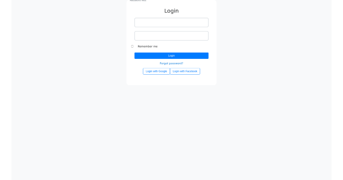 Feature-rich Login - Free Html, Bootstrap Component