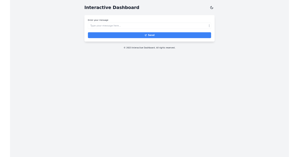 Dashboard - Free React, Tailwind Component