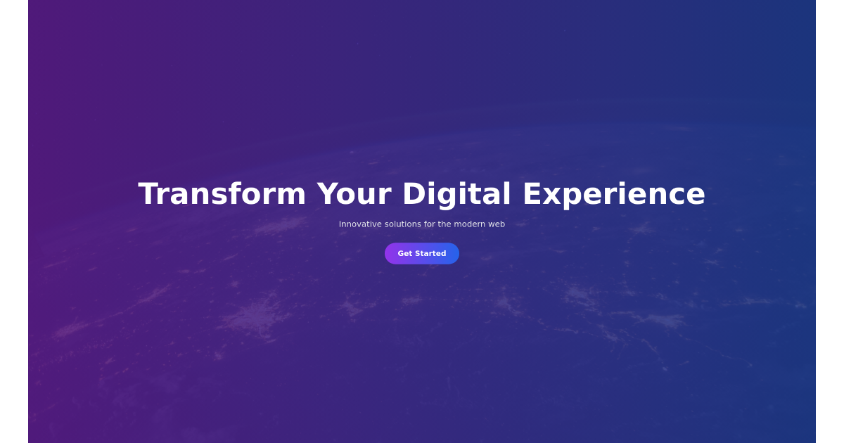 Interactive Landing Page - Free Angular, Tailwind Component