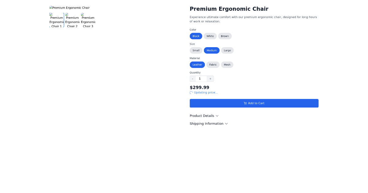 Product Overview - Free React, Tailwind Component