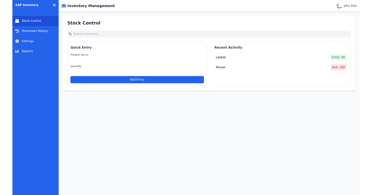 Dashboard Layout - Free React, Tailwind Component