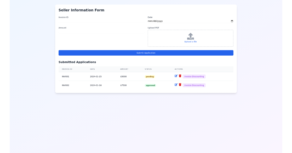 Invoice Application - Free React, Tailwind Component