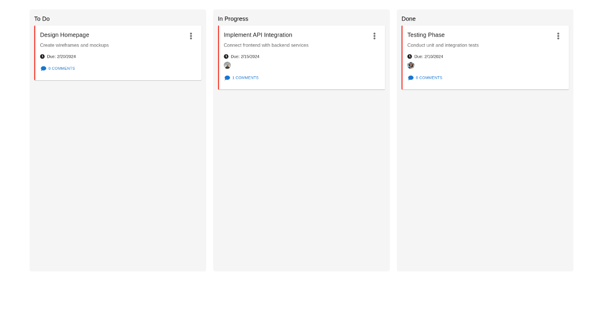 Kanban Column - Free React, Mui Component