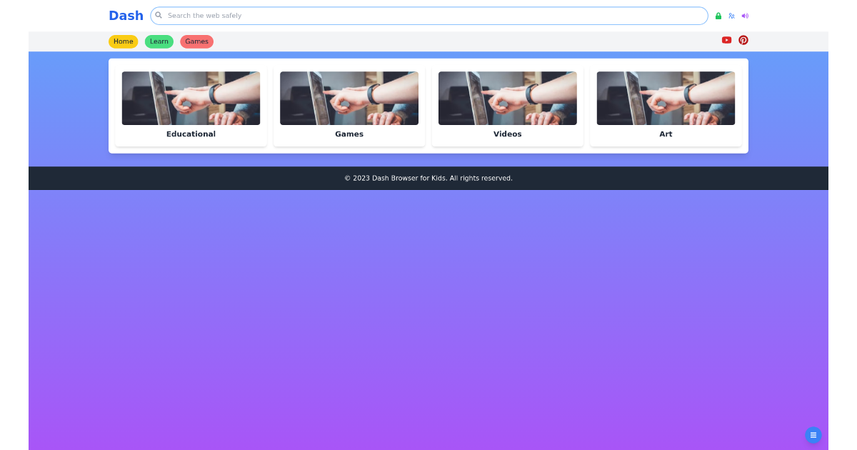 Dash Browser - Free React, Tailwind Component