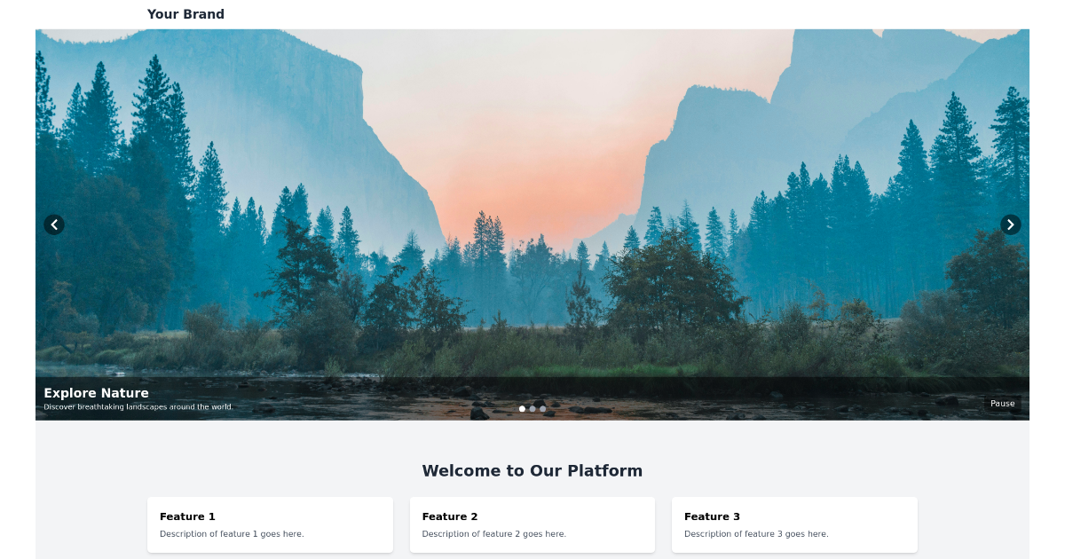 Carousel Slide - Free React, Tailwind Component