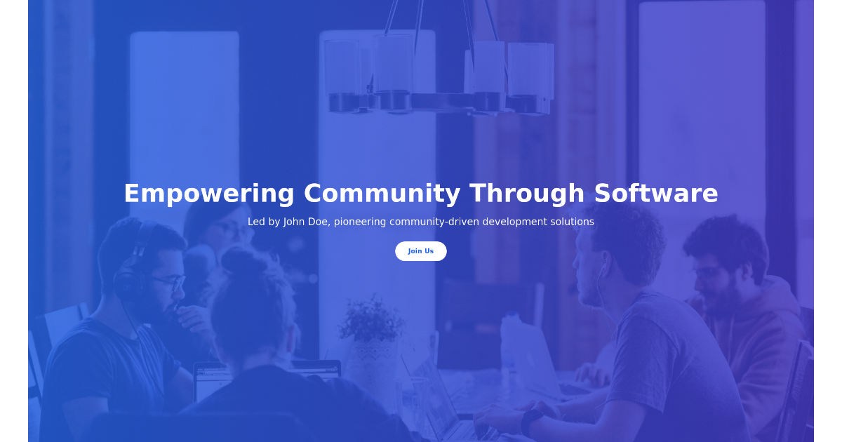 Landing Page - Free React, Tailwind Component